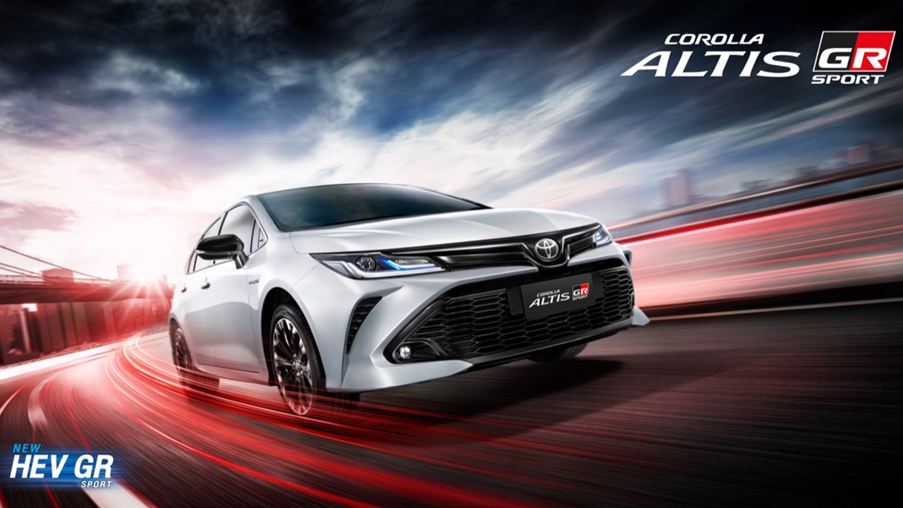 หน้าใหม่ ใส่ความหนึบ TOYOTA ALTIS GR SPORT 2022