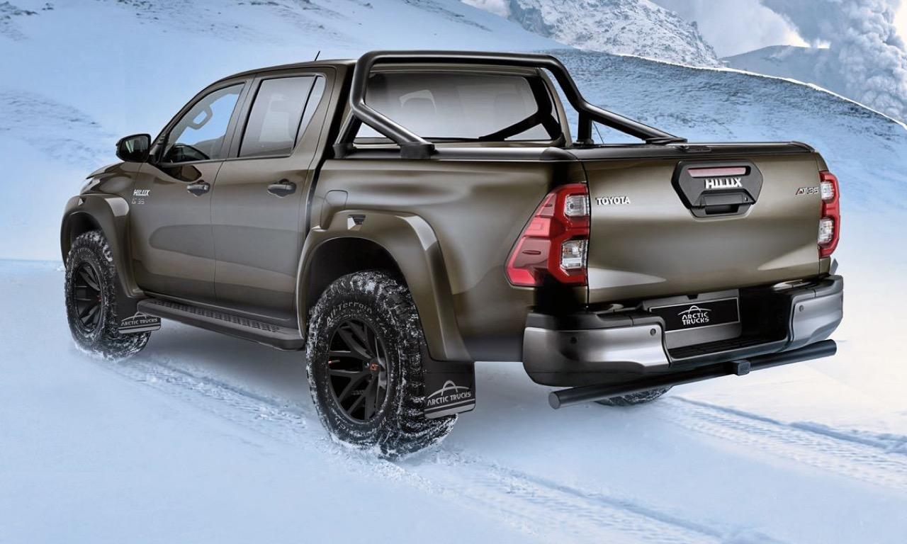 สามห่วงทะลวงหิมะ New Toyota Hilux Arctic Trucks AT35