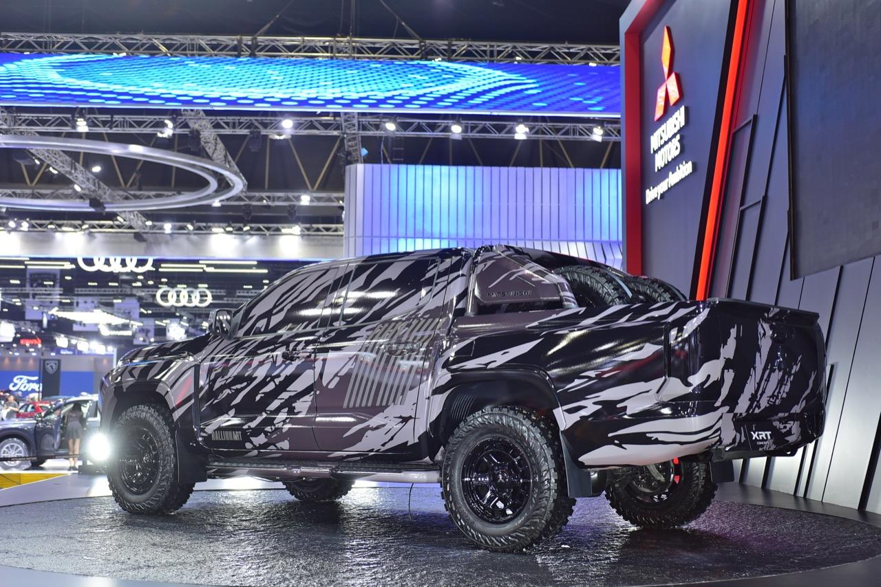 MITSUBISHI TRITON XRT CONCEPT โผล่ MOTOR SHOW 2023 ลายพรางทั้งลำ