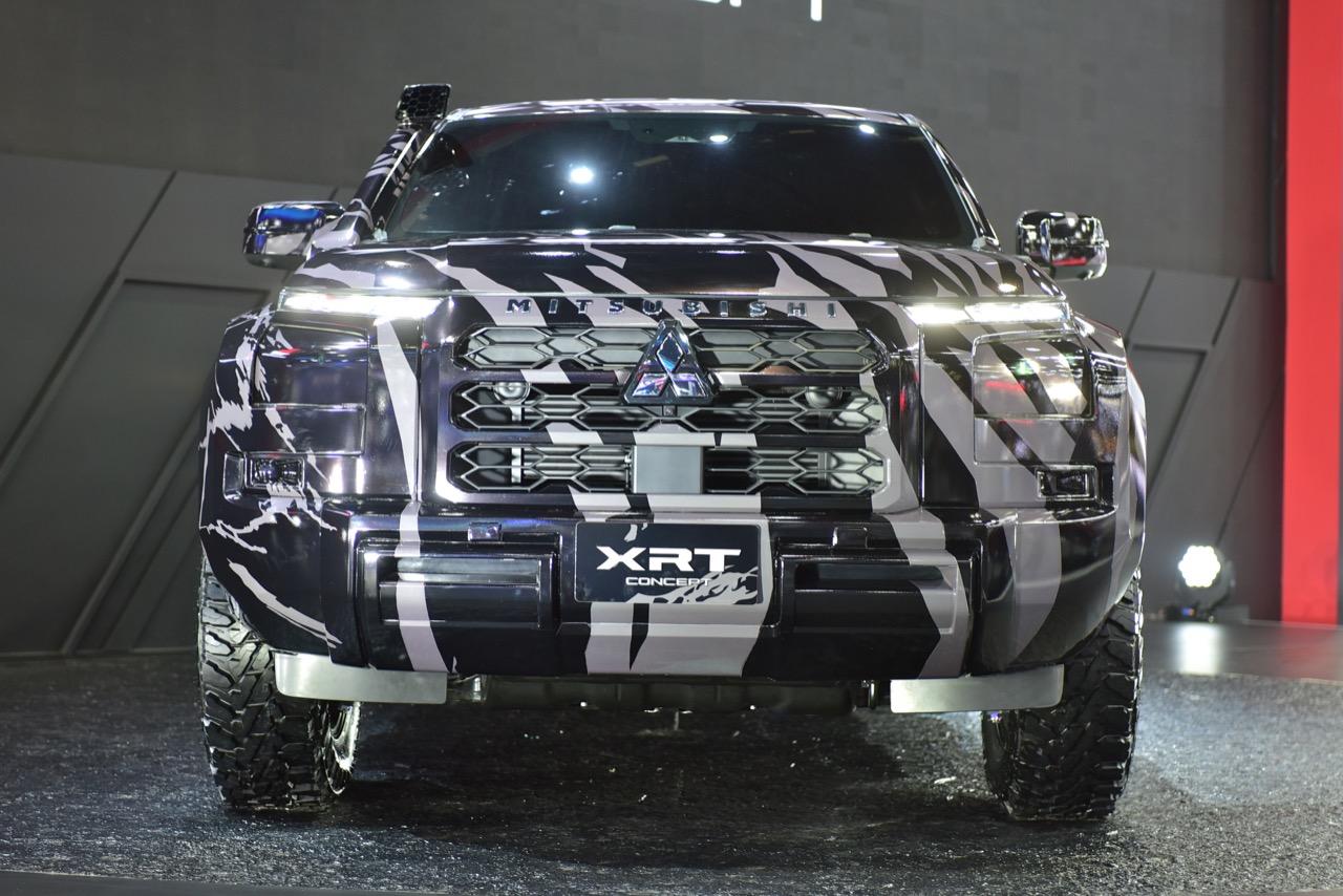 MITSUBISHI TRITON XRT CONCEPT โผล่ MOTOR SHOW 2023 ลายพรางทั้งลำ