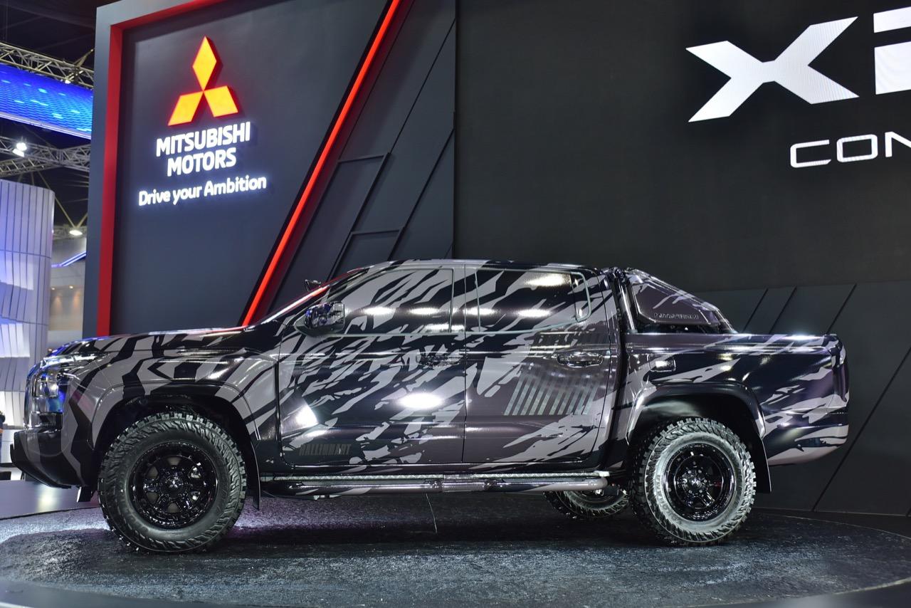 MITSUBISHI TRITON XRT CONCEPT โผล่ MOTOR SHOW 2023 ลายพรางทั้งลำ