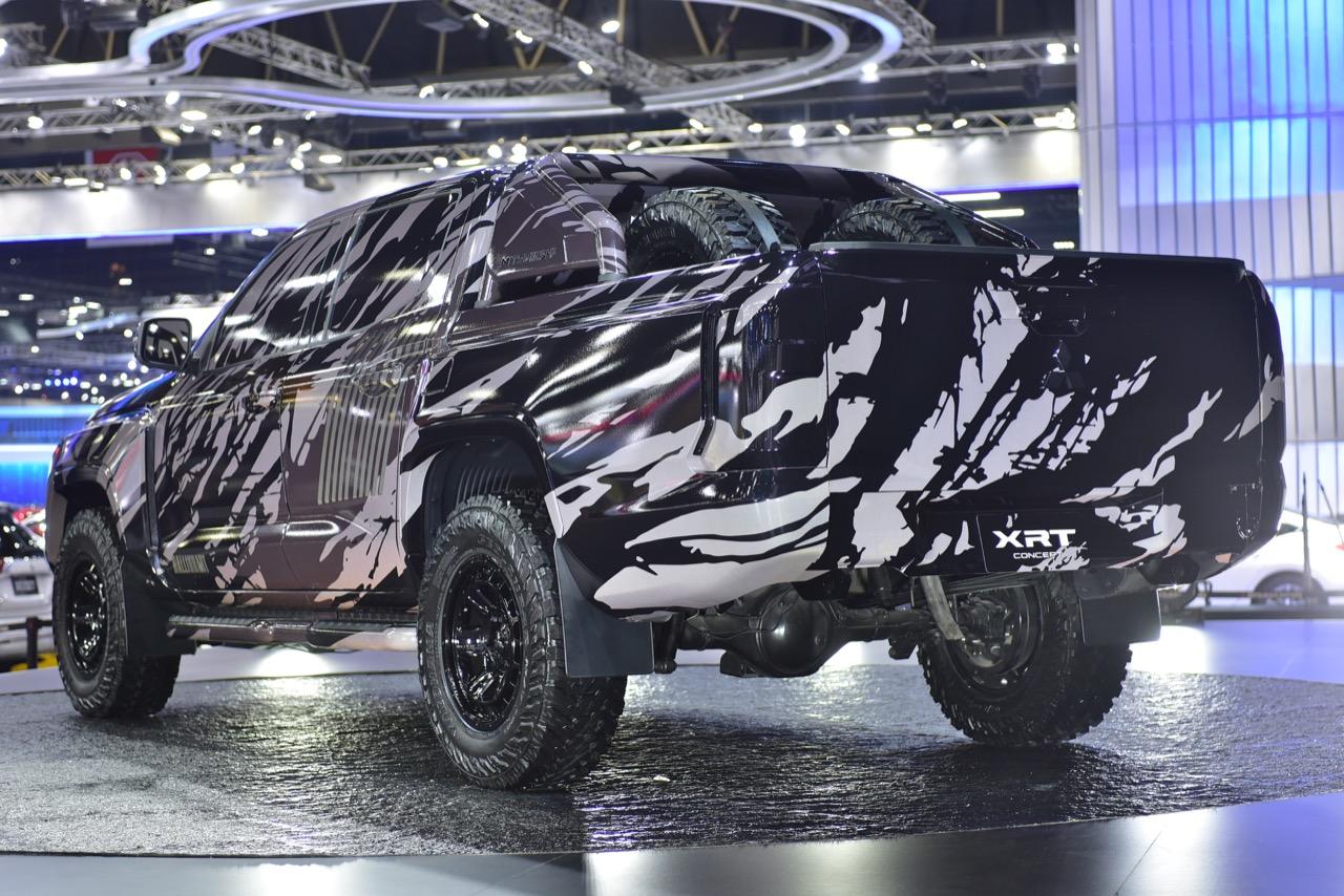 MITSUBISHI TRITON XRT CONCEPT โผล่ MOTOR SHOW 2023 ลายพรางทั้งลำ