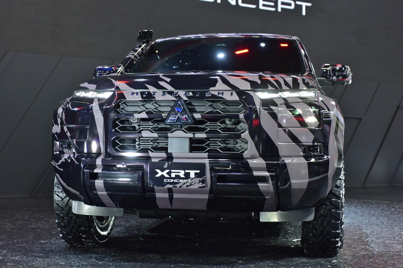 MITSUBISHI TRITON XRT CONCEPT โผล่ MOTOR SHOW 2023 ลายพรางทั้งลำ