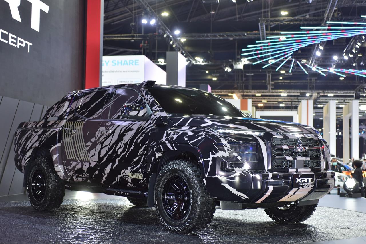 MITSUBISHI TRITON XRT CONCEPT โผล่ MOTOR SHOW 2023 ลายพรางทั้งลำ