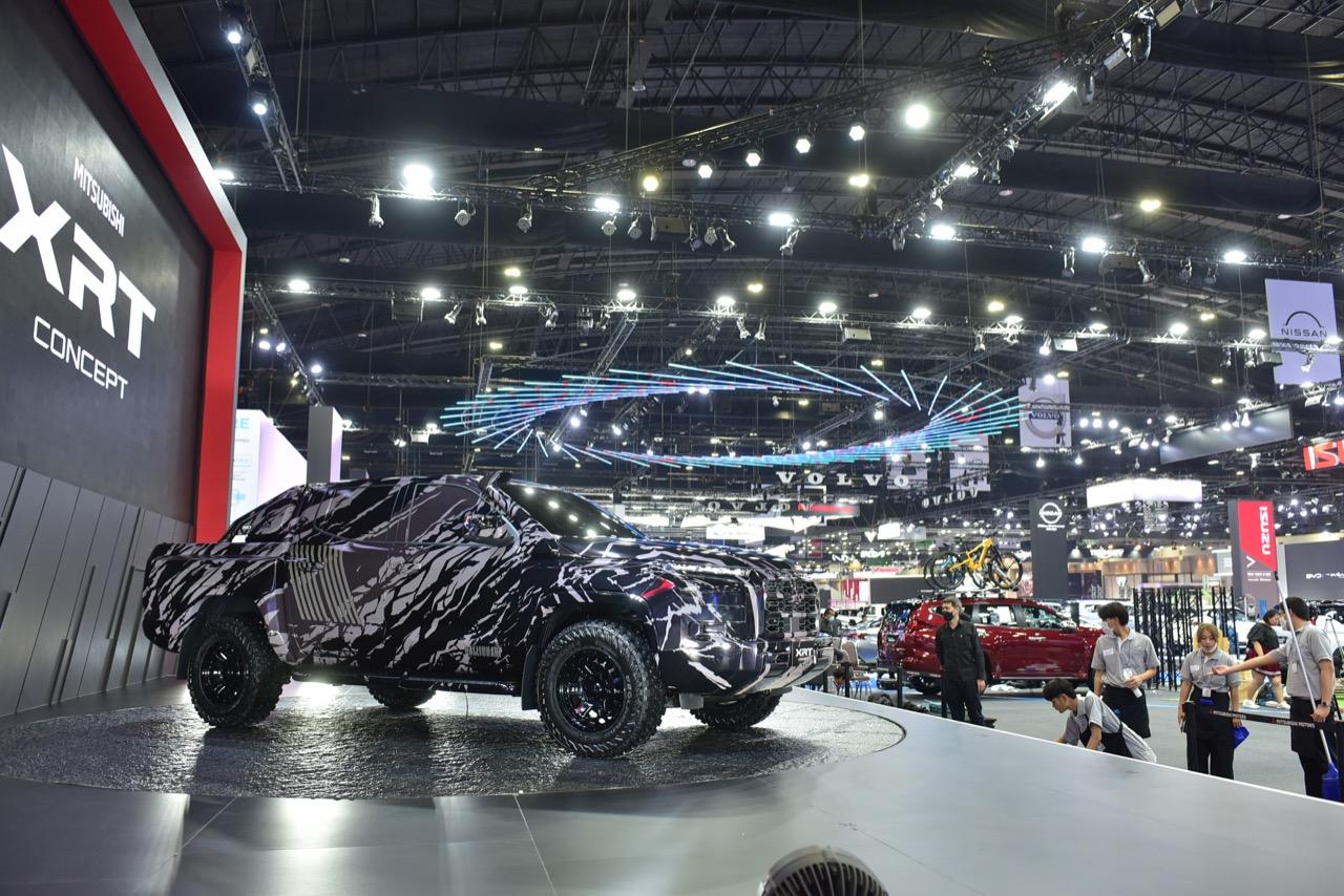MITSUBISHI TRITON XRT CONCEPT โผล่ MOTOR SHOW 2023 ลายพรางทั้งลำ