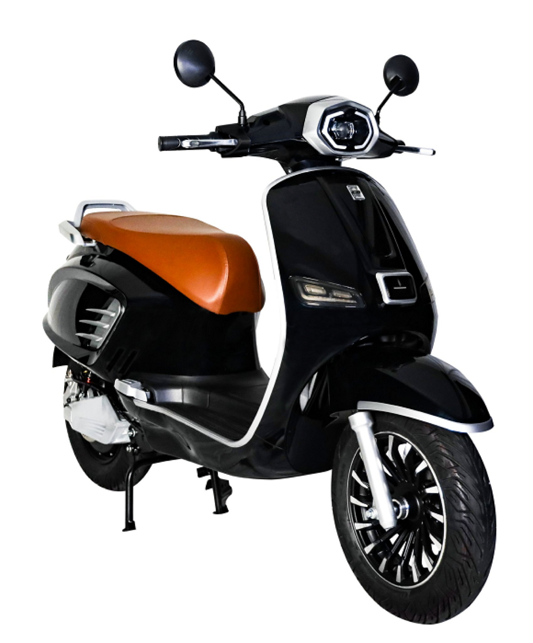 จักรยานยนต์ไฟฟ้าราคาประหยัด EM ENZO สกูตเตอร์ไฟฟ้าสไตล์เรโทร วิ่งไกล 120 กิโลเมตร