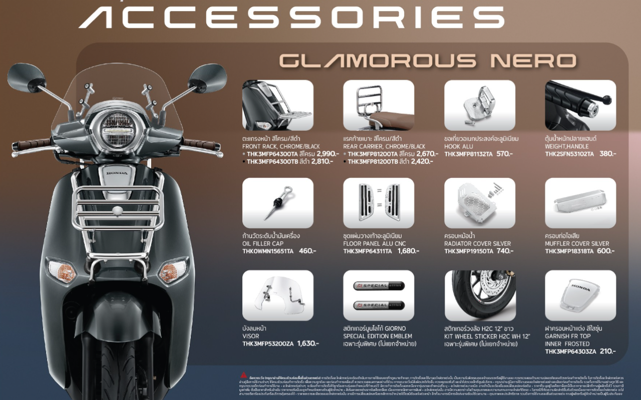 เจาะ Special Edition จักรยานยนต์ New Honda Giorno+ ราคา 72,900 บาท