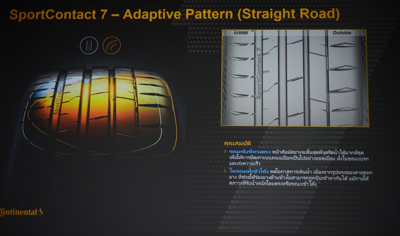 คอนติเนนทอล แนะนำยางใหม่สามรุ่น UltraContact UX7 /SportContact 7 ...