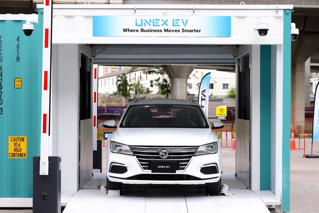 เสร็จเร็วแค่ 3 นาที! UNEX EV เปิดตัวระบบสลับแบตเตอรี่ยานยนต์ไฟฟ้าแบบไม่ต้องรอชาร์จไฟ