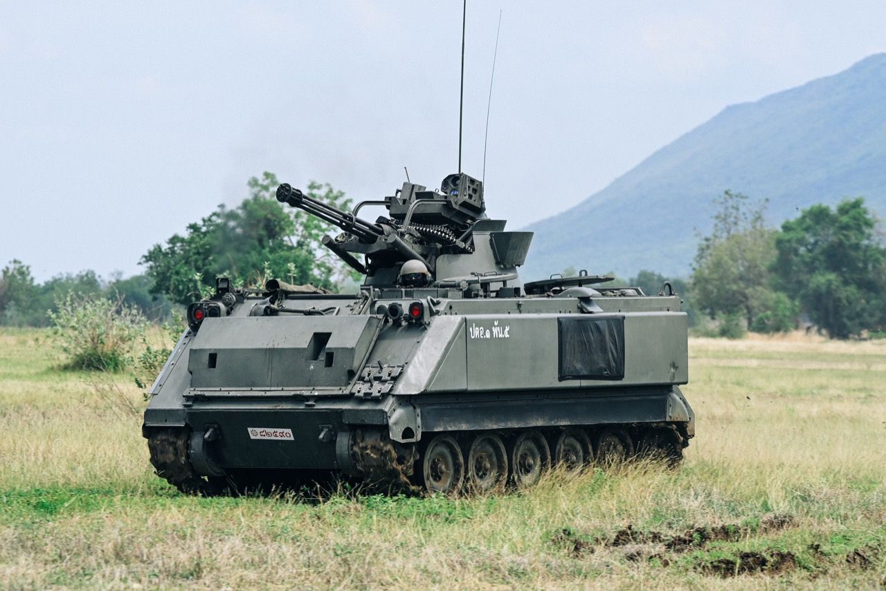Firing Power of the M163 Vulcan Machine Gun of the 5th Air Defense ...