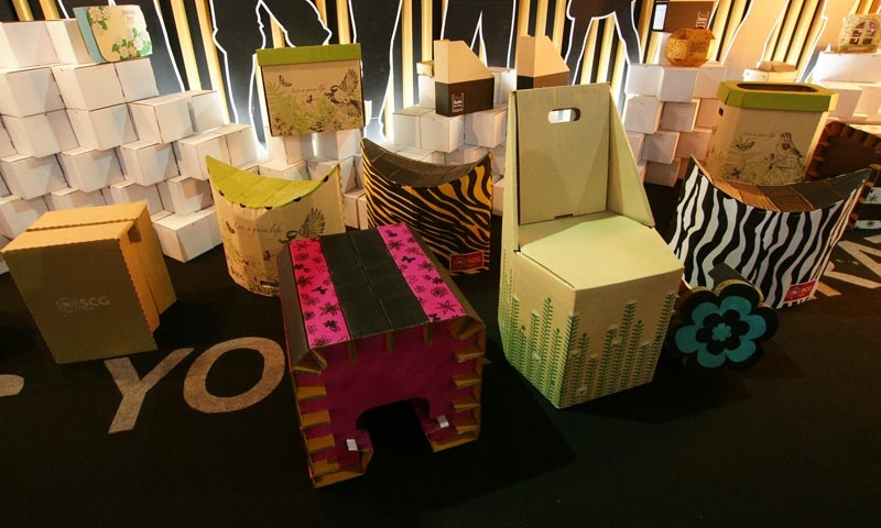 Tertis Chairs แปลงกระดาษเป็นเฟอร์นิเจอร์