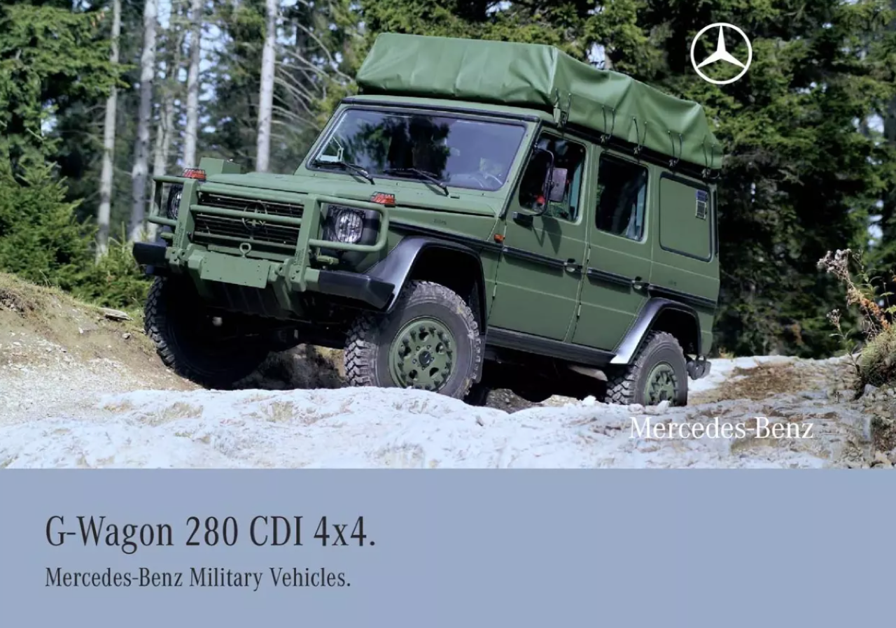 ย้อนรอยประวัติศาสตร์ MERCEDES-BENZ G-WAGEN (G-CLASS)