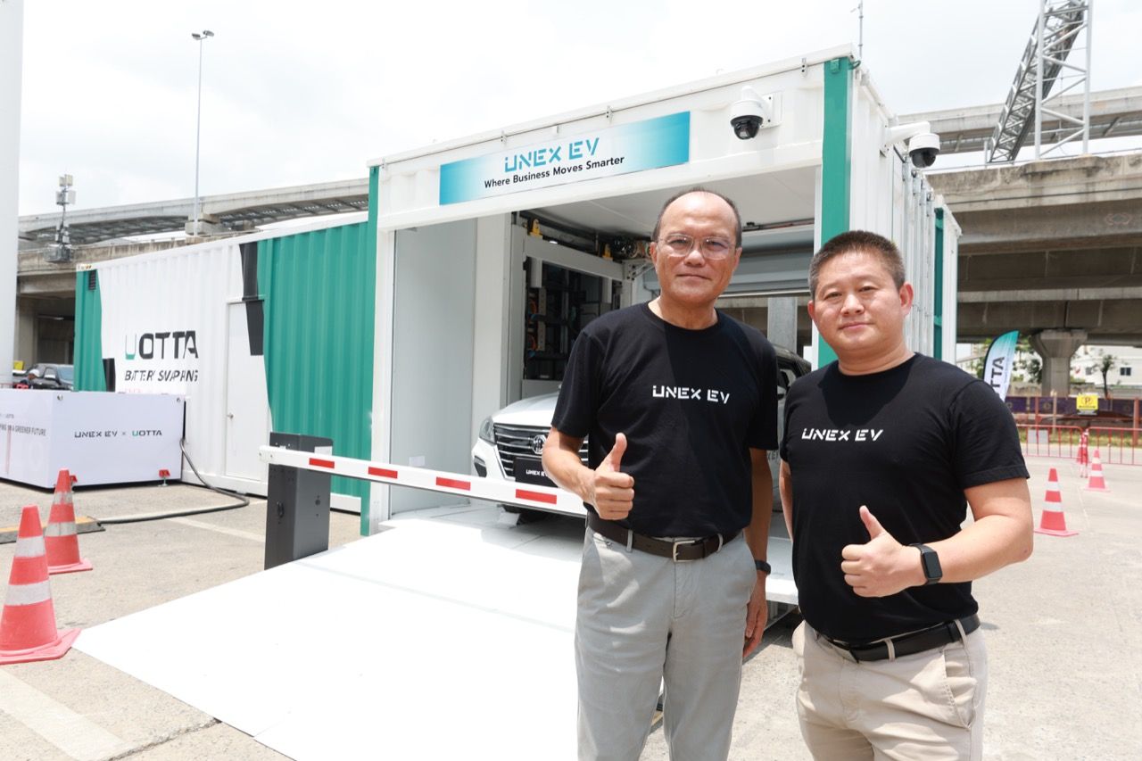 เสร็จเร็วแค่ 3 นาที! UNEX EV เปิดตัวระบบสลับแบตเตอรี่ยานยนต์ไฟฟ้าแบบไม่ต้องรอชาร์จไฟ