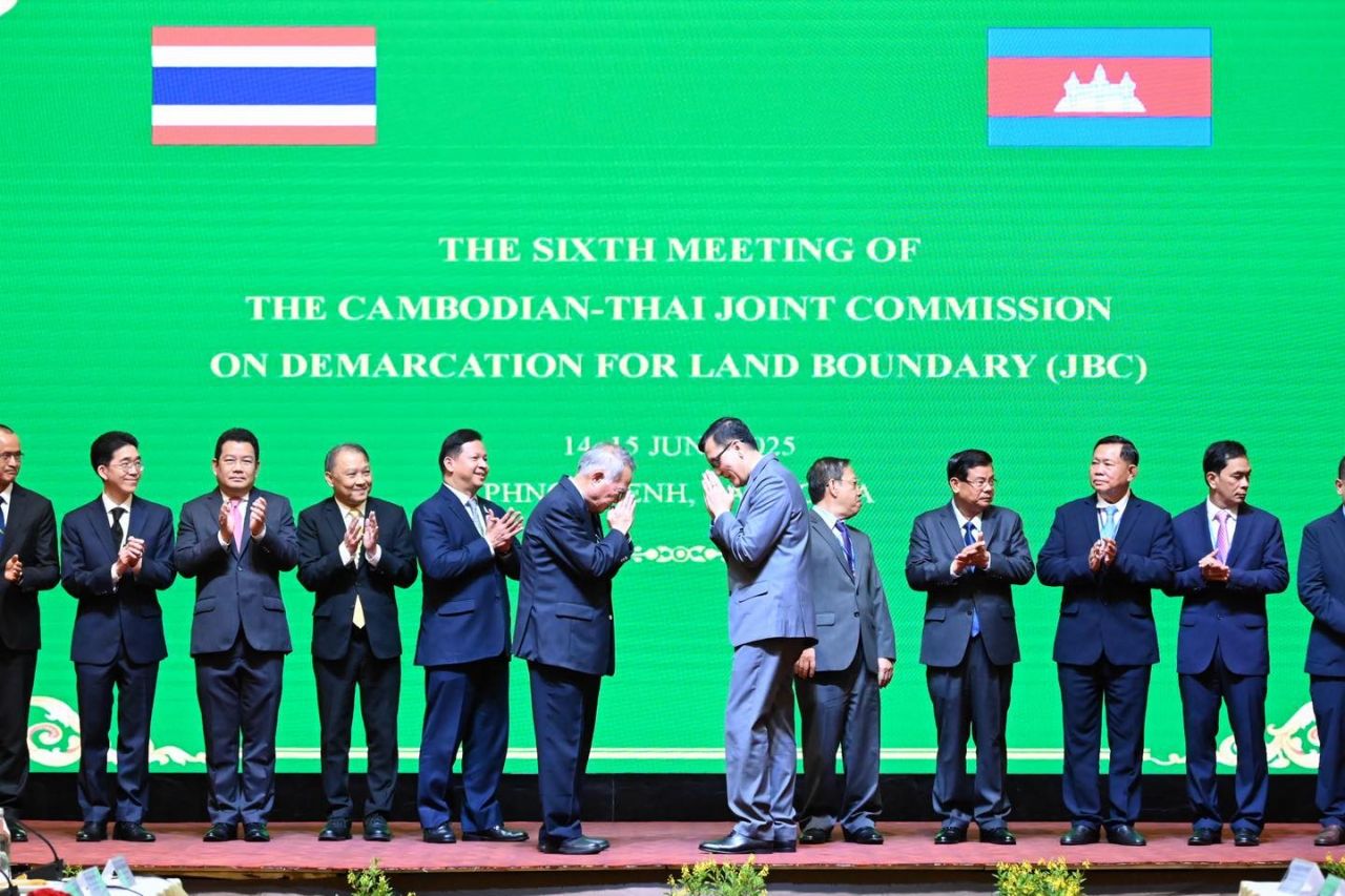 ไทย-กัมพูชา ลงนามประชุม JBC แล้ว “ประศาสน์” ปัดตอบหลังเขมรยื่นฟ้องศาลโลก