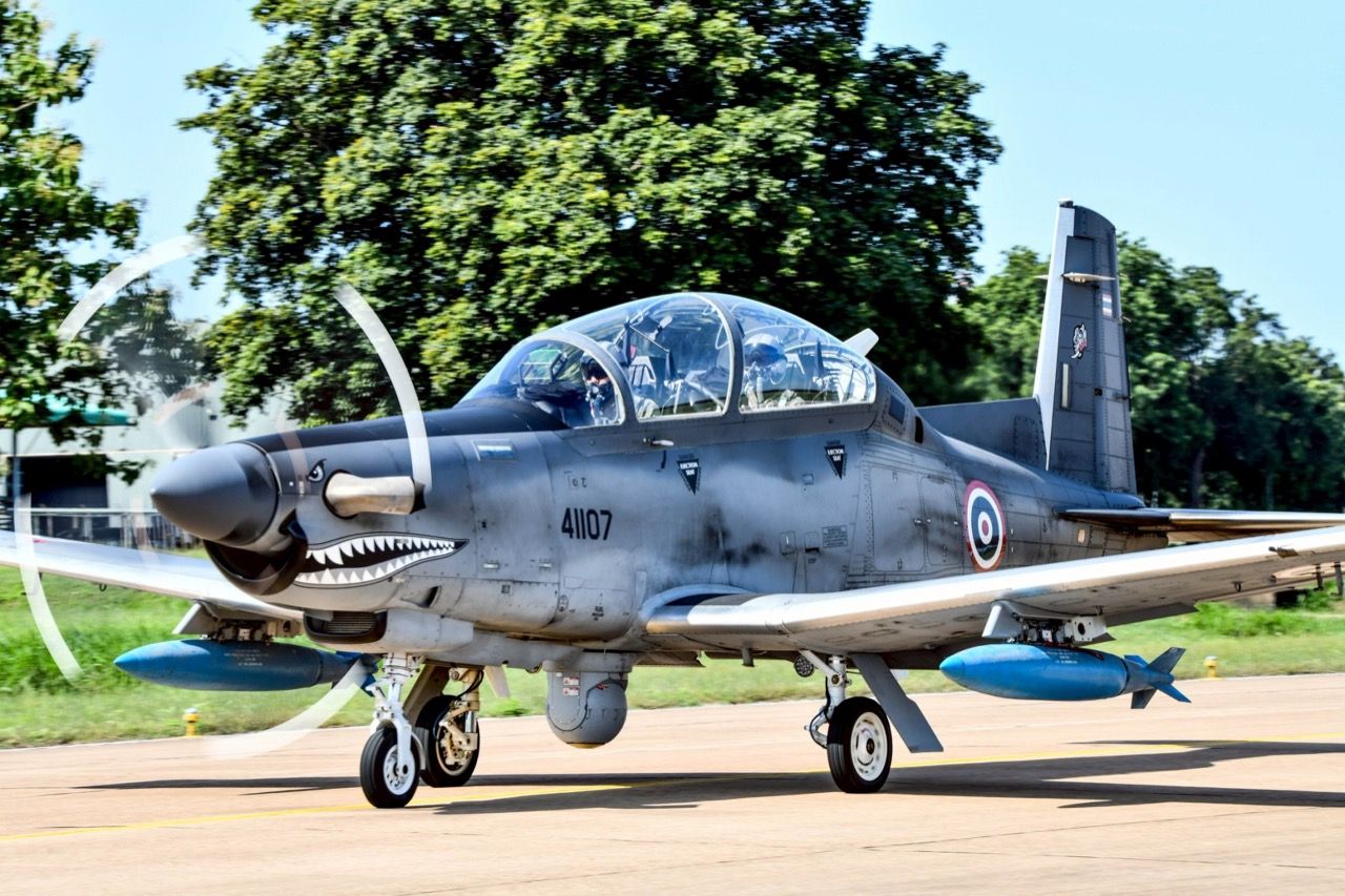 อย่างโหด! ส่องเขี้ยวเล็บวูฟเวอร์รีน ทอ. ไทย Beechcraft® AT-6 Wolverine