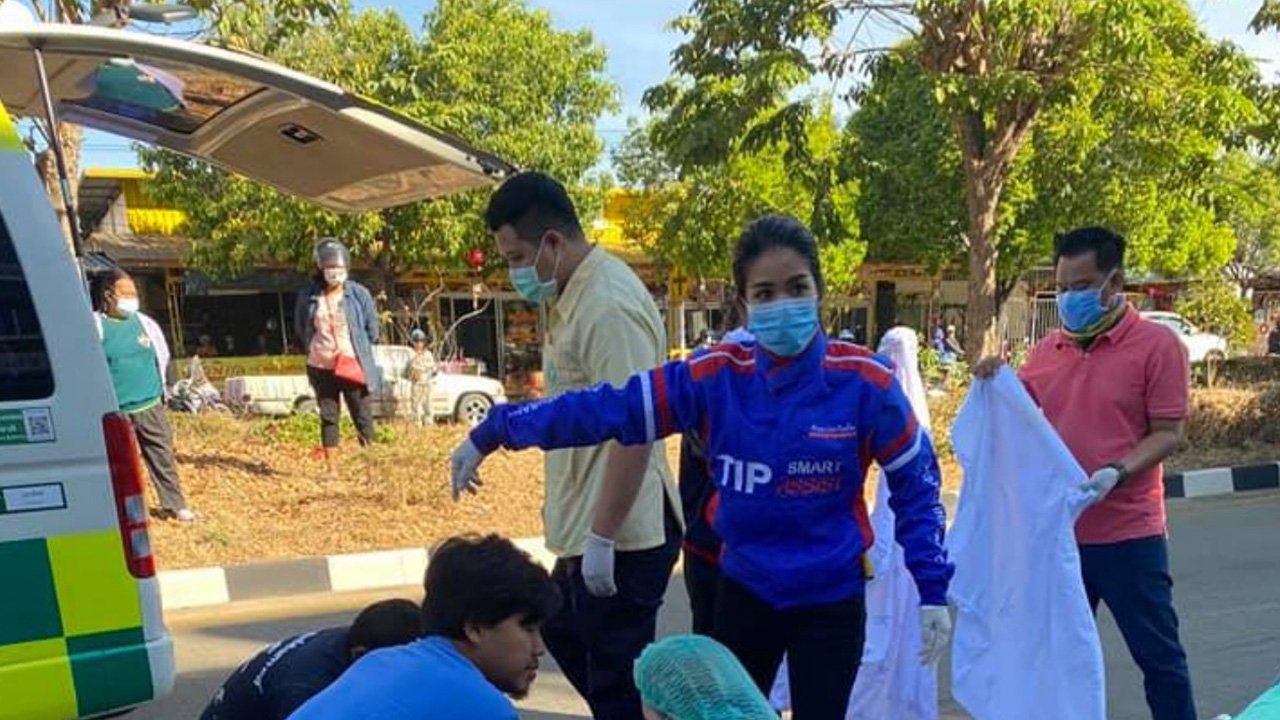 ชื่นชมทีมสำรวจภัย Tip Smart Assist ช่วยทำ CPR คนประสบอุบัติเหตุ