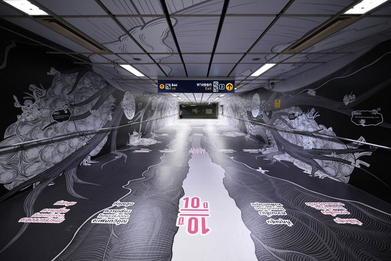 สสส. ผนึกกำลัง BEM - BMN ชวนผู้โดยสาร MRT สำรวจอุโมงค์ปอด หยุดสูบ ลดเสี่ยง ต้นเหตุมะเร็งปอด