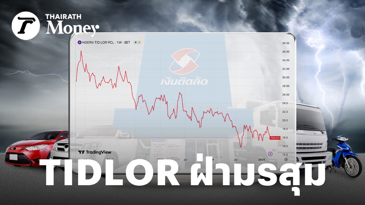 TIDLOR กำไร 5 ปีซ้อน แต่ราคาหุ้นร่วง 54% จาก IPO ฝ่ามรสุมอะไรมาบ้าง? จับตาแปลงร่างเป็น “โฮลดิ้งส์”