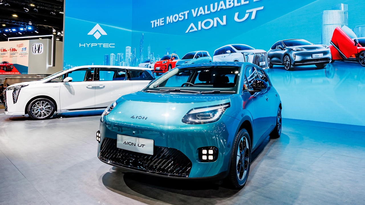 รถไฟฟ้า AION UT มาแรง ยอดจองซื้อใน Motor Show 2025 ทะลุ 2,600 คัน